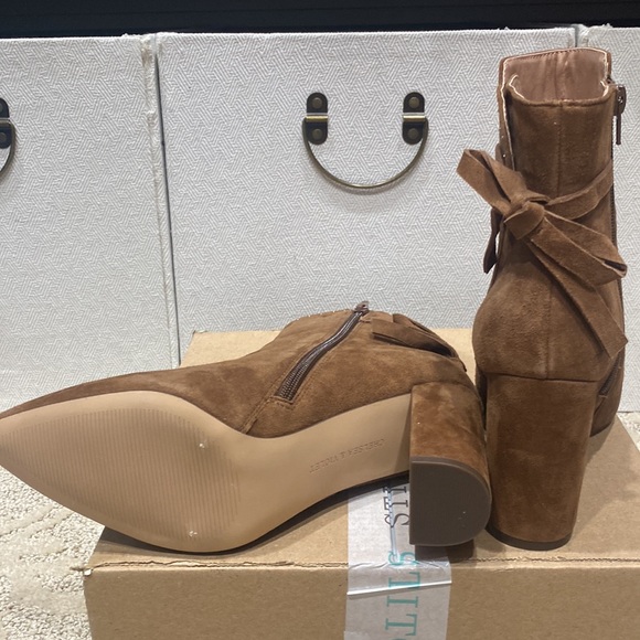 Chelsea & Violet | Shoes | Brand New Chelsea Violet Suede Boots No Tags ...